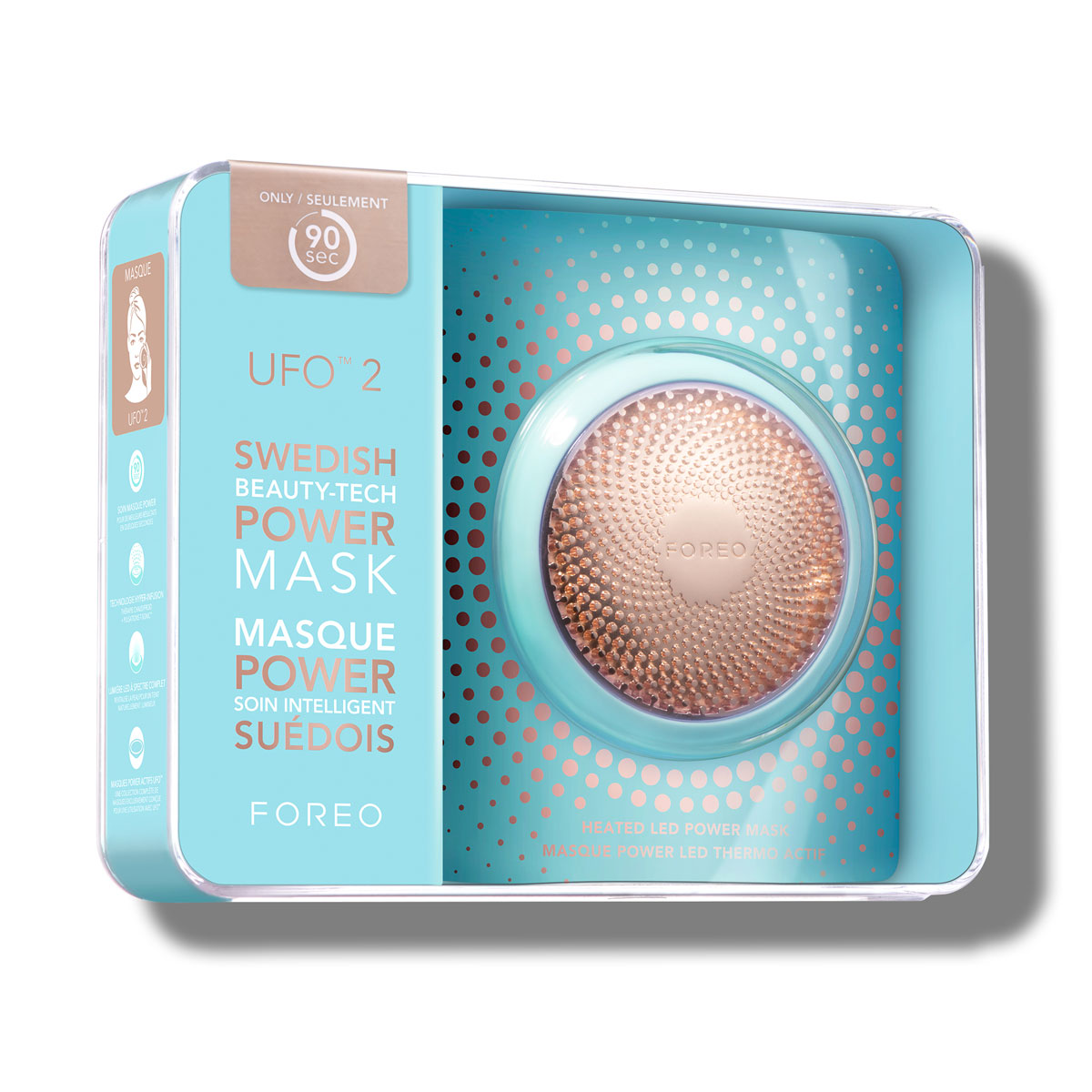 FOREO UFO 2 Device For Accelerating Face Mask Effects - Mint - USB Plug ...