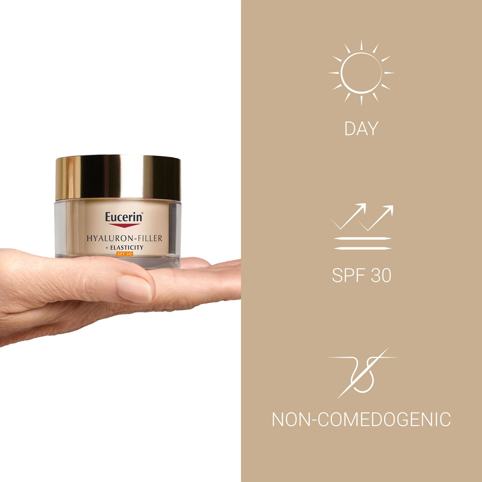 Eucerin Hyaluron-Filler + Elasticity Day SPF 30 50ml | FEELUNIQUE