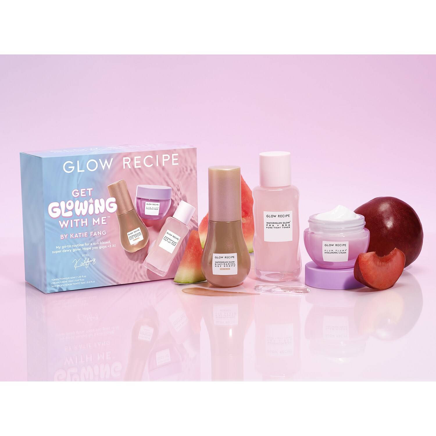 GLOW RECIPE Get Glowing With Me Katie Fang Kit | FEELUNIQUE