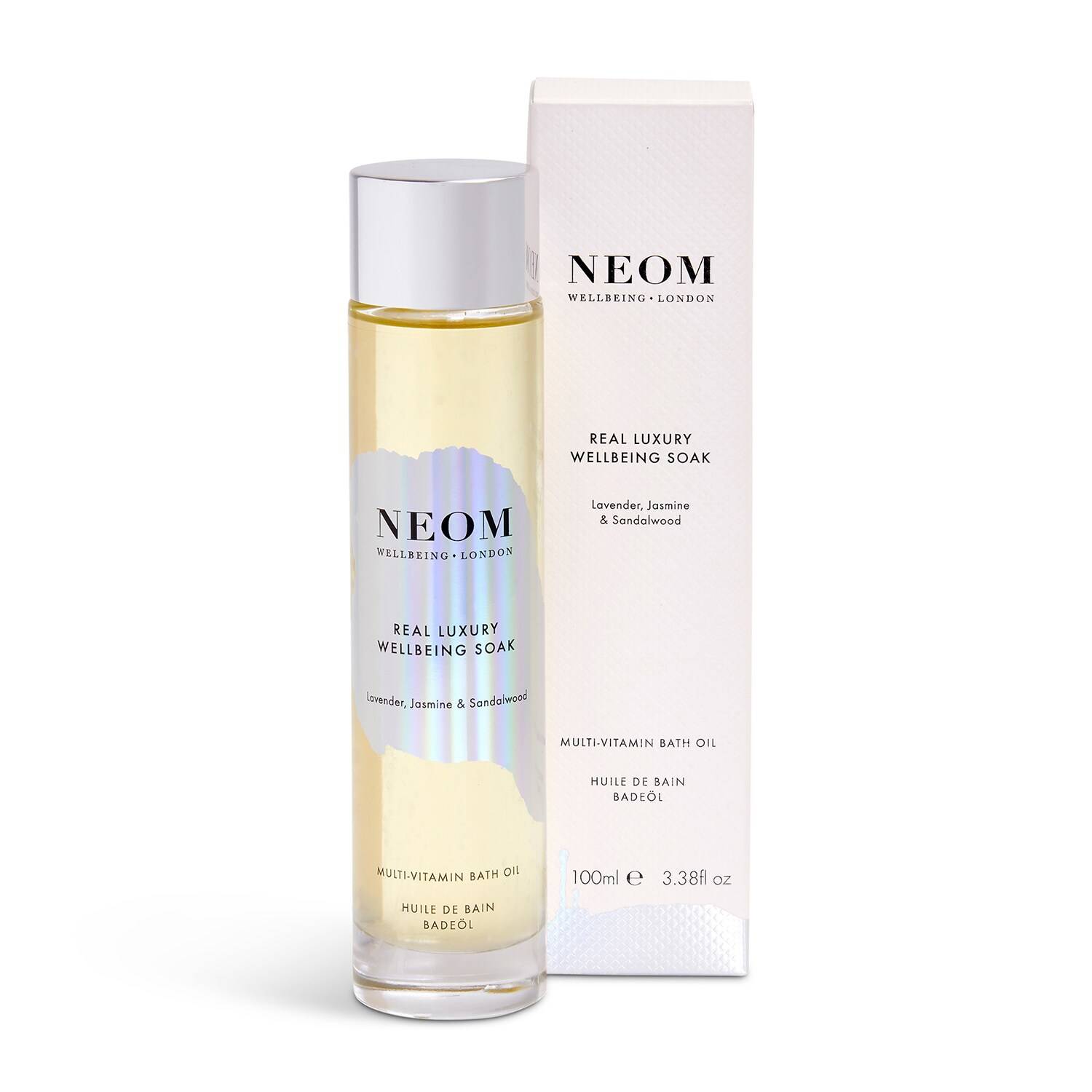NEOM ORGANICS LONDON Real Luxury Wellbeing Soak Multi-Vitamin Bath Oil ...