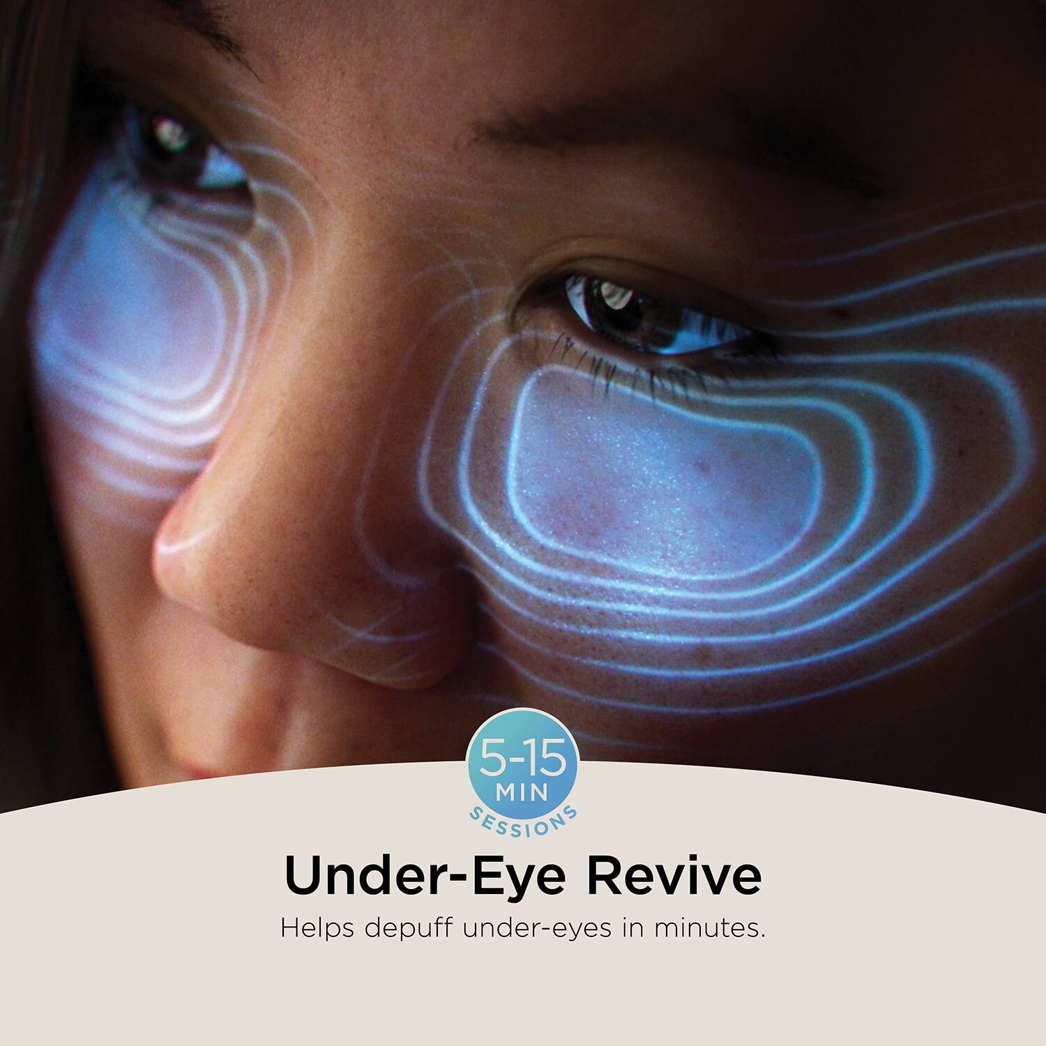 SHARK CryoGlow Under-Eye Cooling & Led Repair Mask | FEELUNIQUE